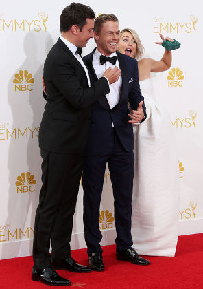 Jimmy Fallon Derek Hough Julianne Hough Editorial Stock Photo - Stock ...