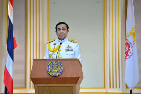 Thai Junta Chief Prayuth Chanocha Speaks Editorial Stock Photo - Stock ...