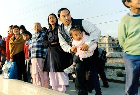 Residents Kathmandu Watching Wedding Procession Princess Editorial ...