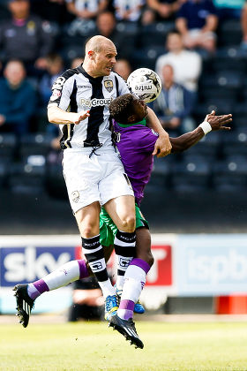 Gary Jones Notts County Kieran Agard Editorial Stock Photo - Stock ...