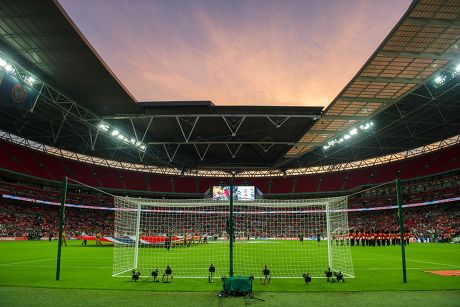 General View Wembley Stadium Empty Upper Editorial Stock Photo - Stock ...