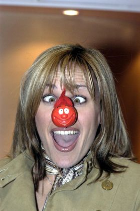 Carol Smillie Wearing Comic Relief Red Editorial Stock Photo - Stock ...