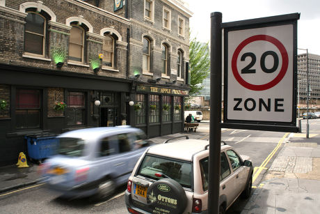 20 Mph Zone Editorial Stock Photo - Stock Image | Shutterstock