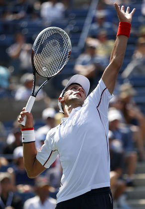 Novak Djokovic Serbia Action During Us Editorial Stock Photo - Stock ...