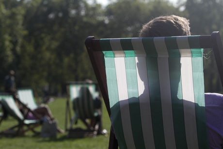 Man Park Deck Chair Editorial Stock Photo - Stock Image | Shutterstock