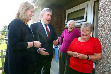 Gordon Brown Sarah Brown Pictured Kirkcaldy Editorial Stock Photo ...