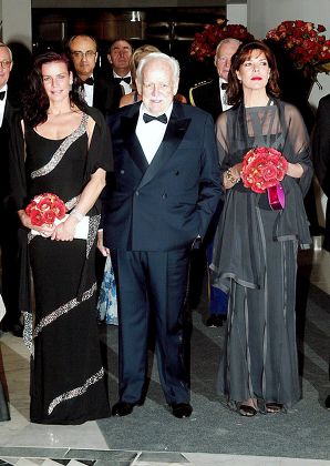 Princess Stephanie Prince Rainier Princess Caroline Editorial Stock ...