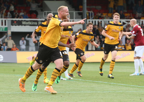 Newports Lee Minshull Wheels Away Celebrate Editorial Stock Photo ...