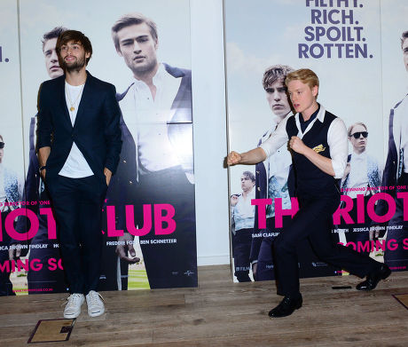 'The Riot Club' film photocall, London, Britain - 15 Sep 2014 Stock ...