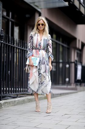 Street Style, Spring Summer 2015, London Fashion Week, Britain - 15 Sep ...