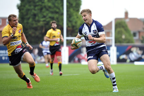 Auguy Slowik Bristol Rugby Runs Try Editorial Stock Photo - Stock Image ...