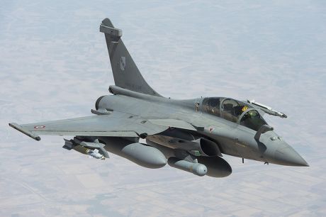 Rafale Fighter Jets Flying On Reconnaissance Editorial Stock Photo ...