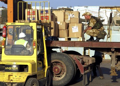 Humanitarian Assistance Ha Supplies Placed On Editorial Stock Photo ...