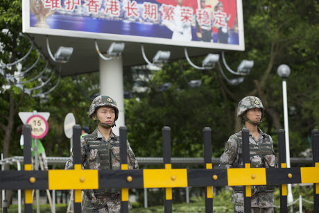 Pla Army Garrison Central Hong Kong Editorial Stock Photo - Stock Image ...