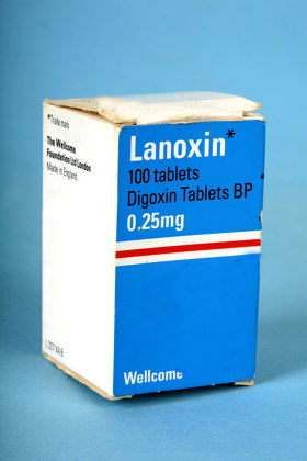 Lanoxin Lanoxin Tablets Used Increase Strenght Editorial Stock Photo ...