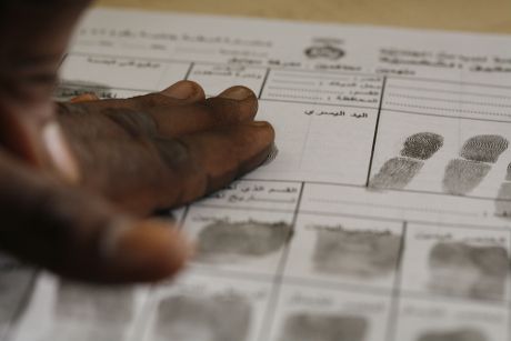 Suspect Has Their Fingerprints Taken Editorial Stock Photo - Stock ...