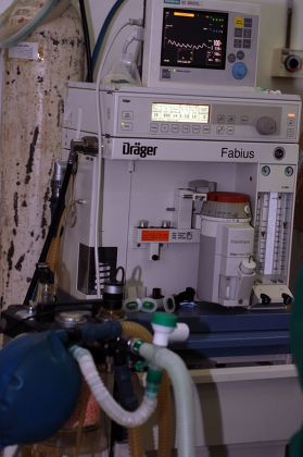 Vapouriser System This Releases Anaesthetic Into Editorial Stock Photo ...