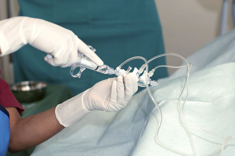 Model Released Control Syringe Threeway Manifold Editorial Stock Photo ...