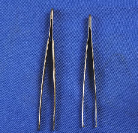 Comparison Nontoothed Toothed Tissue Forceps Toothed Editorial Stock ...