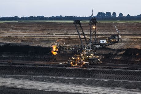 Opencast Lignite Mining Spreader Lookout Point Editorial Stock Photo ...