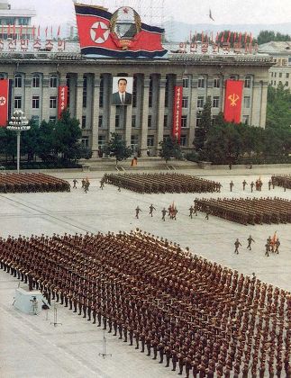 Military Parade Pyongyang North Korean Capital Editorial Stock Photo ...