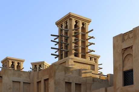 Wind Towers Souk Madinat Jumeirah Dubai Editorial Stock Photo - Stock ...