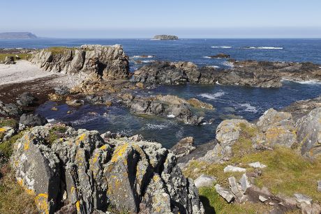 Rocky Coast Isle Doagh Inishowen Peninsula Editorial Stock Photo ...