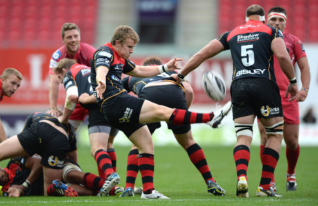 Rory Pitman Scarlets Takes On Elliot Editorial Stock Photo - Stock ...