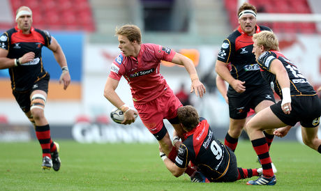 Rory Pitman Scarlets Takes On Elliot Editorial Stock Photo - Stock ...