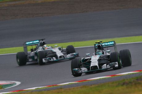 Japanese Formula One 1 Grand Prix, Suzuka, Japan - 05 Oct 2014 Stock ...