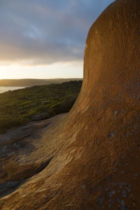 Eroded Coastal Granite Outcrop Sunset Remarkable Editorial Stock Photo ...