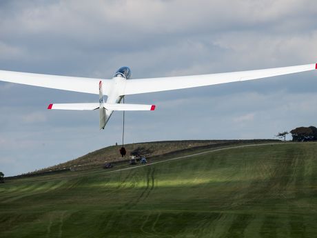 Glider Derbyshire Lancashire Gliding Club Great Editorial Stock Photo ...