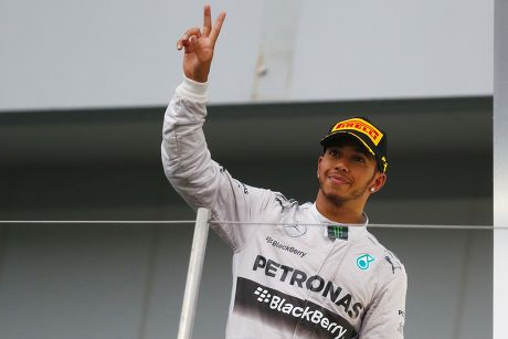 Lewis Hamilton Team Mercedes Editorial Stock Photo - Stock Image ...