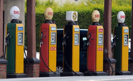 Old Filling Station Royal Borough Colyford Editorial Stock Photo ...