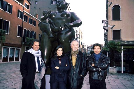 Fernando Botero His Children Fernando Lina Editorial Stock Photo ...