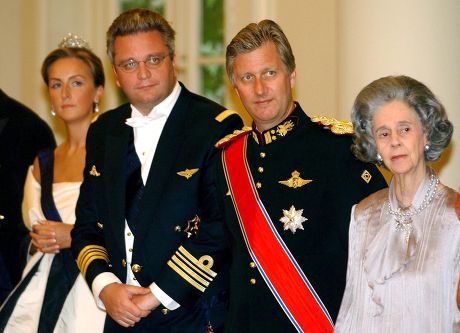 Queen Fabiola Princess Claire Prince Philip Editorial Stock Photo ...