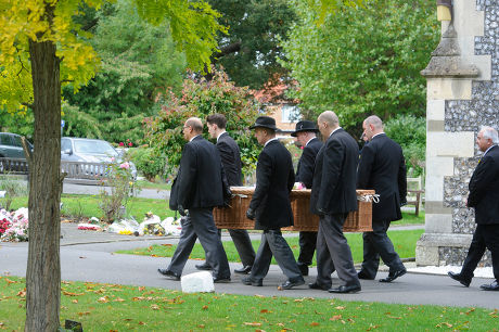Lynsey De Paul funeral, Hendon Crematorium, London, Britain - 07 Oct ...