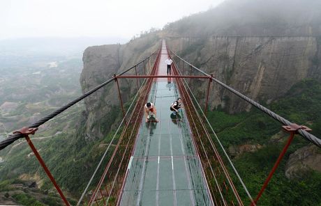 People Walk Over Bridge Editorial Stock Photo - Stock Image | Shutterstock