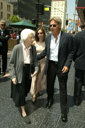 Calista Flockhart Harrison Ford Mother Dorothy Editorial Stock Photo ...