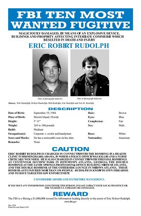 Eric Robert Rudolph Suspect Series Bombings Editorial Stock Photo ...