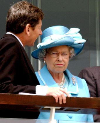 Queen Elizabeth Ii Her Racing Manager Editorial Stock Photo - Stock ...