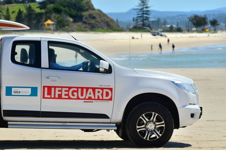 Australian Lifeguards Gold Coast Australia Australian Editorial Stock ...