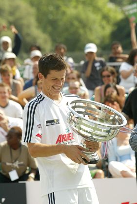 Tim Henman Lifting Trophy Editorial Stock Photo - Stock Image ...