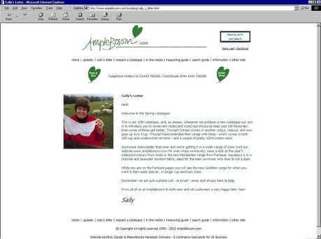 Ample Bosom Website Editorial Stock Photo - Stock Image | Shutterstock