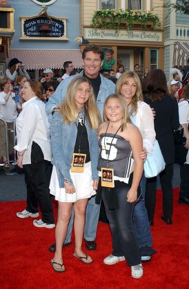 David Hasselhoff Wife Barbara Bach Children Editorial Stock Photo ...