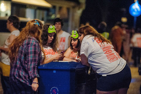 Pyjama-themed themed Carnage UK student pub crawl, Swansea, Wales - 20 ...