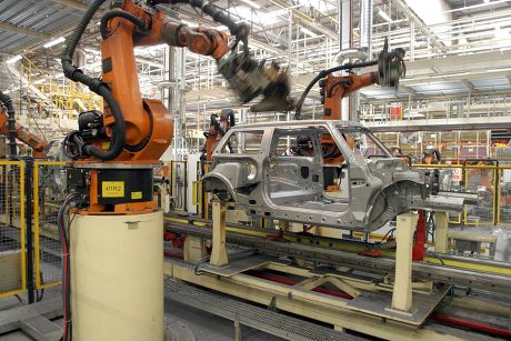Robots Working On Mini Body Shell Editorial Stock Photo - Stock Image ...