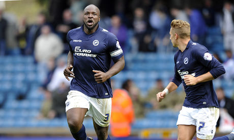Danny Shittu Celebrates Scoring Millwalls Winning Editorial Stock Photo ...