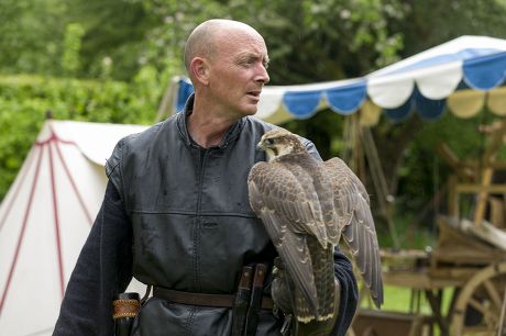 Man Hawk Medieval Festivities Traquair Mark Editorial Stock Photo ...