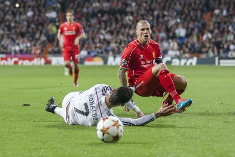 Cristiano Ronaldo Real Madrid Fouled By Editorial Stock Photo - Stock ...